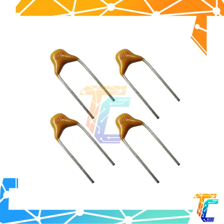 original 4pcs 474 ceramic capacitor 470,000 pF 0.047 ìF 0.47uF - 470nF ...