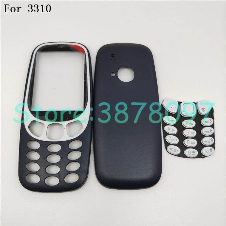 Original New Full Housing For Nokia 3310 Face Frame Battery Cover Case ...