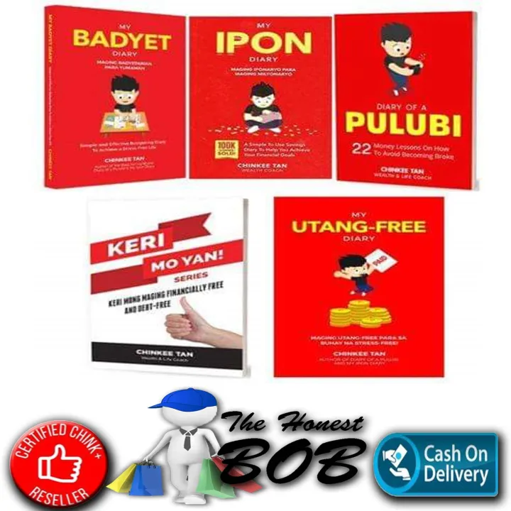 Set of 5 Books | FREE MONEY ORGANIZER | My Badyet Diary, My Ipon Diary, Diary of a Pulubi plus ...