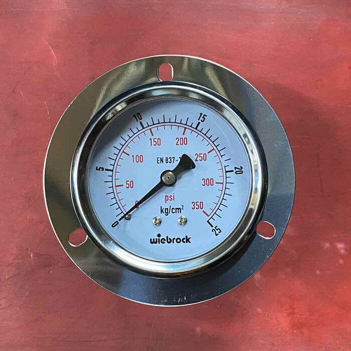 WIEBROCK 2.5" kg / psi Payung back mount manometer Pressure gauge ...