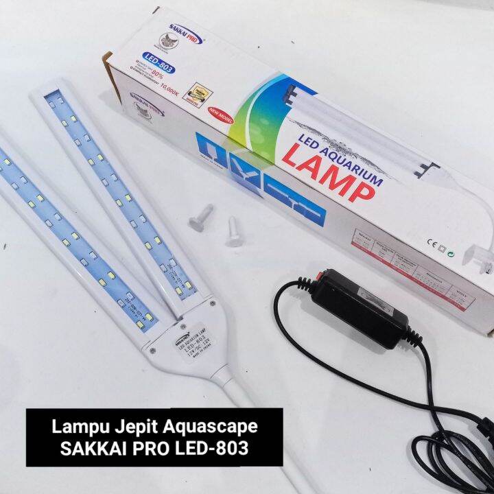 Led 803 / sakkai pro Led 803 / lampu sakkai pro Led 803 / lampu jepit aquarium Led 803 / lampu ...