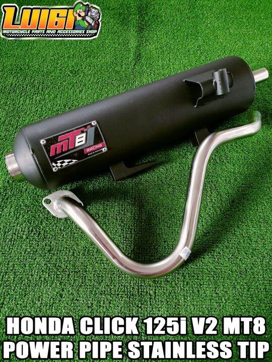 MT8 HONDA CLICK 125i V2 POWER PIPE STAINLESS TIP | Lazada PH