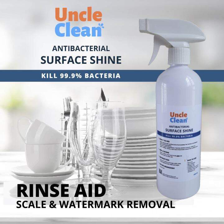 Antibacterial Surface Shine | Uncle Clean - Rinse Aid, Multipurpose for ...