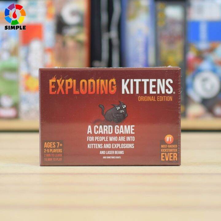 Exploding Kittens Card Board Game Get-together Drinking Cards | Lazada ...