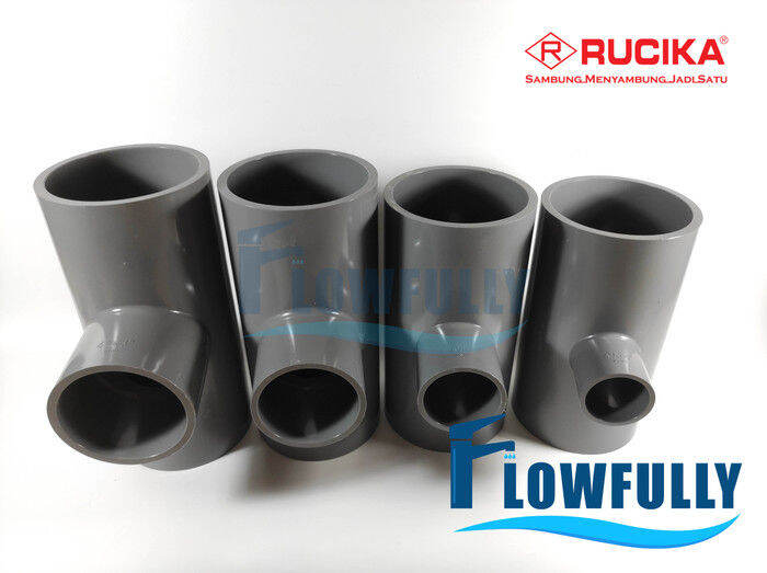 TEE AW 4 x 1 1/2 inch RUCIKA PVC VERLOP TEE REDUCER TEE TS VLOK TEE ...