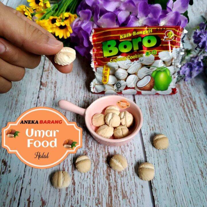 Boro Coconut Cookies Kuih Bangkit 14gx 1 Small Pack Original Flavor Lazada