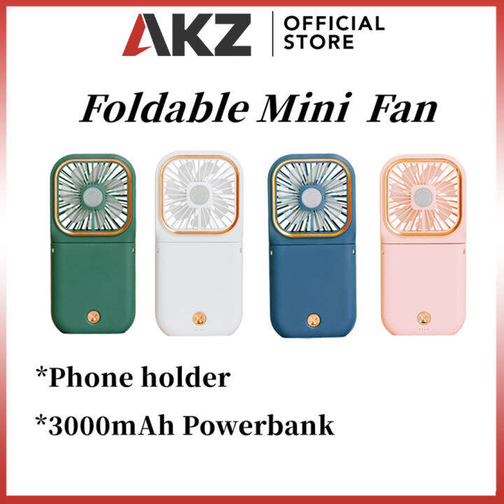 AKZ Portable Fan / Mini Fan Rechargeable / Mini Electric Fan ...