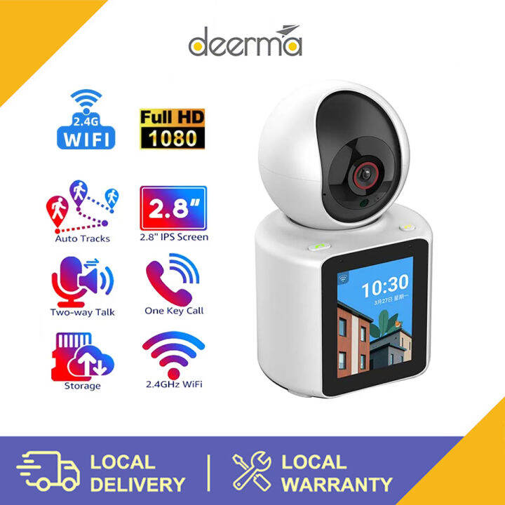 Xiaomi CCTV Wireless WIFI CCTV Connect to Cellphone Two-way Video Calls ...