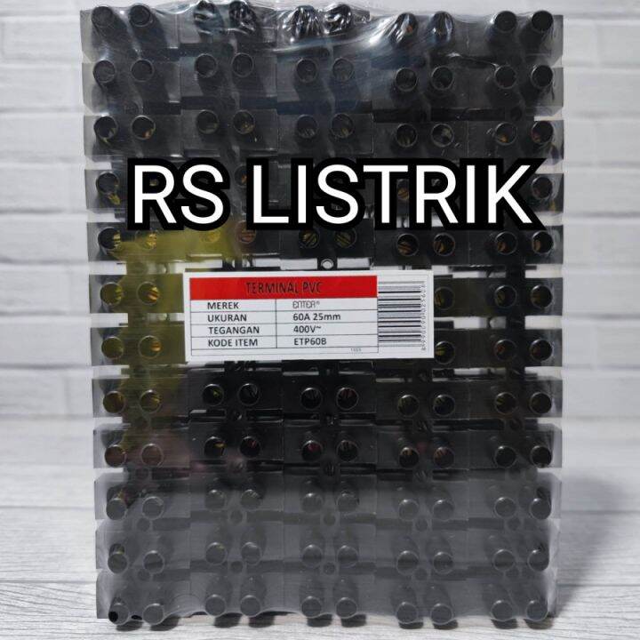 TERMINAL KABEL HITAM KRUSTIN 25MM 60A BAGUS KUNINGAN | Lazada Indonesia