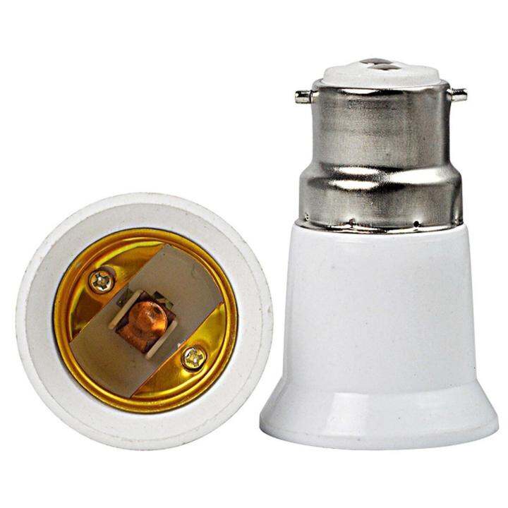 B22 To E27 Bulb Adapter Led Lamp Bulb Base Conversion Holder Converter ...