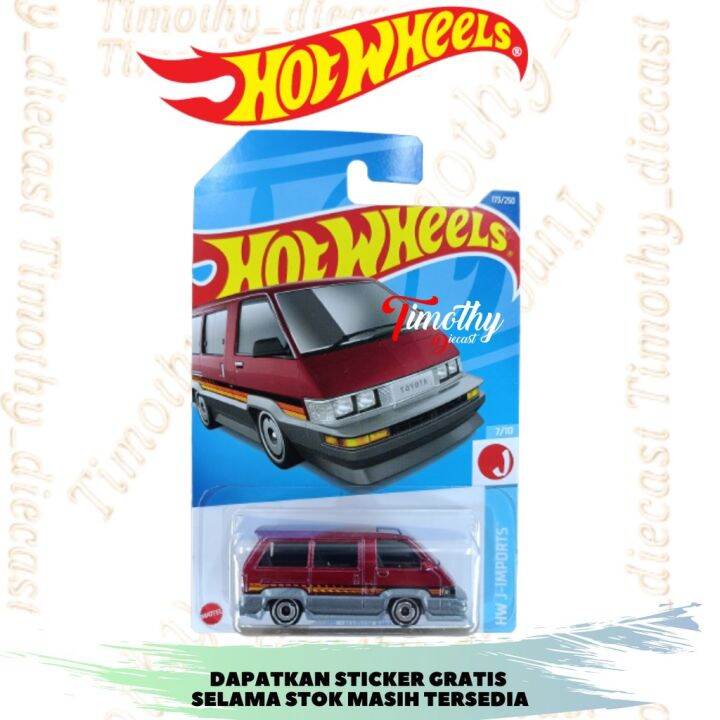 Hot Wheels 1986 Toyota Van Bemo Merah HW J Imports Timothy Diecast ...