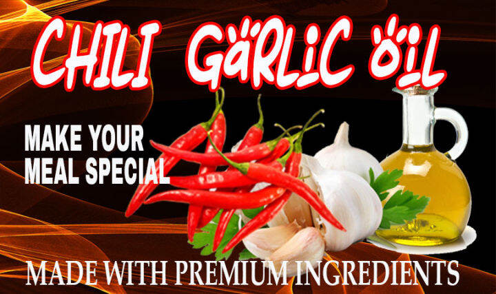 STICKER LABELS FOR CHILI GARLIC OIL | Lazada PH