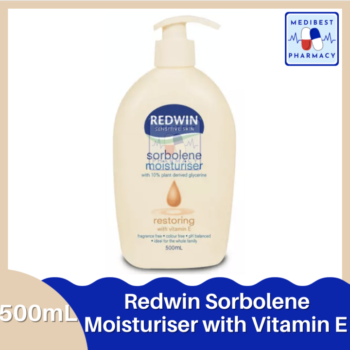 Redwin Sorbolene Moisturiser with Vitamin E (500mL) | Lazada