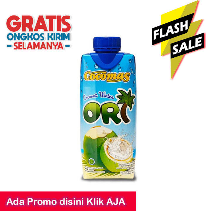 minuman Cocomas Coconut water ORI 330 ml air kelapa asli | Lazada Indonesia