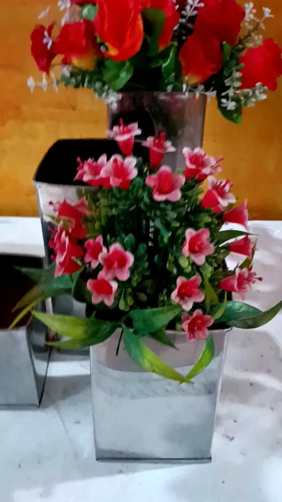 Vas Bunga Minimalis Stainless | Lazada Indonesia