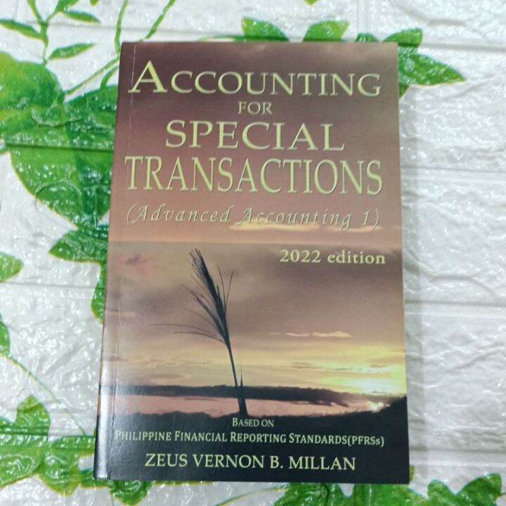 Acconting for Special Transactions (Advanced Accounting 1) By Millan ...