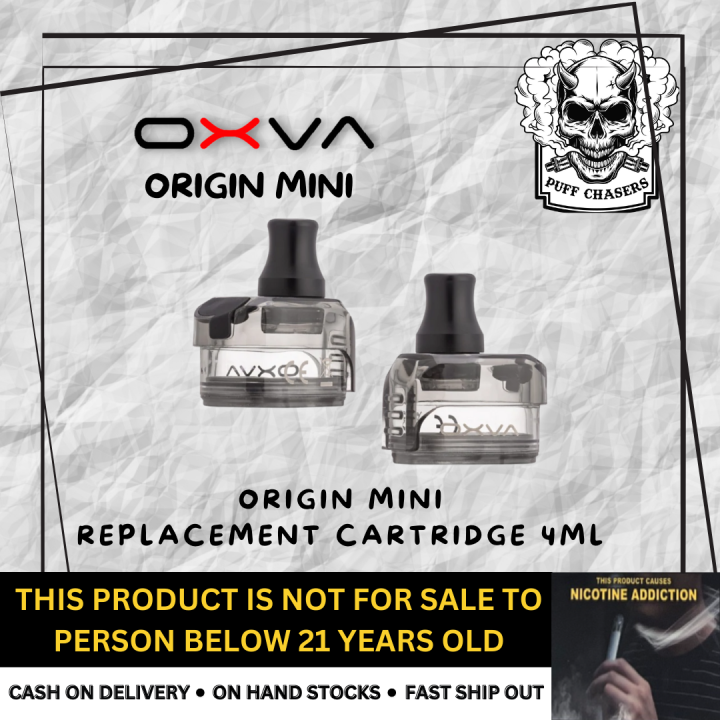[100% Legit] Oxva Origin Mini Cartridge Pod Replacement 4ml | Origin ...
