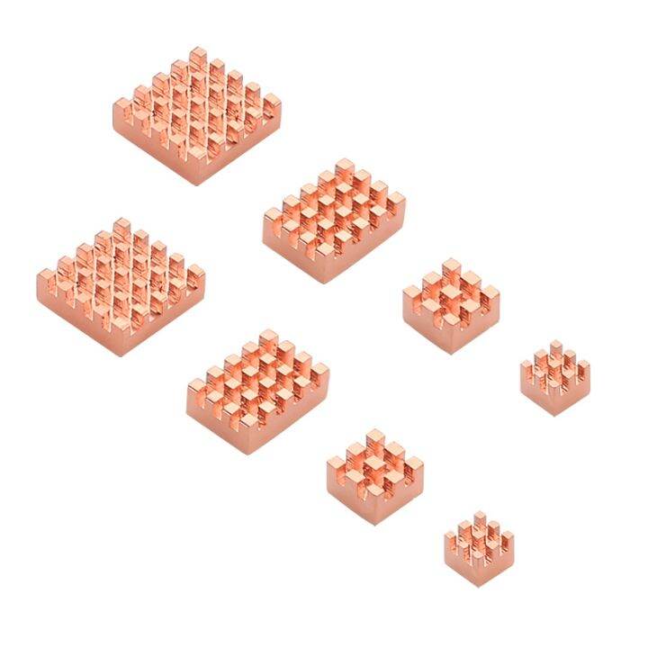 2Set Heat Sink Metal Copper Heatsink Passive Cooling Pad Heat ...