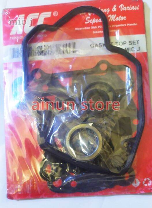 TOPSET GASKET HEAD KARET Paking Packing MOTOR MIO J SOUL GT FI F1 X-RIDE XRIDE OLD LAMA NEW BARU ...