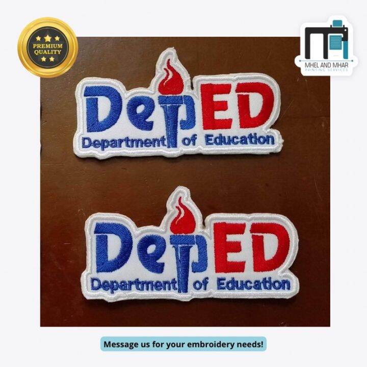Original Quality DEPED Embroidered Patches | Lazada PH