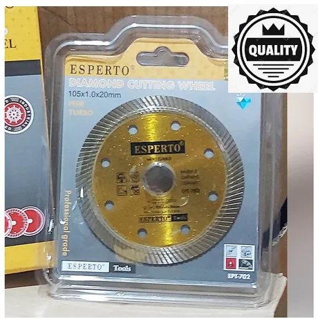 Esperto Super Thin Diamond Disc 4 Turbo Concrete Granite Tile Brick ...