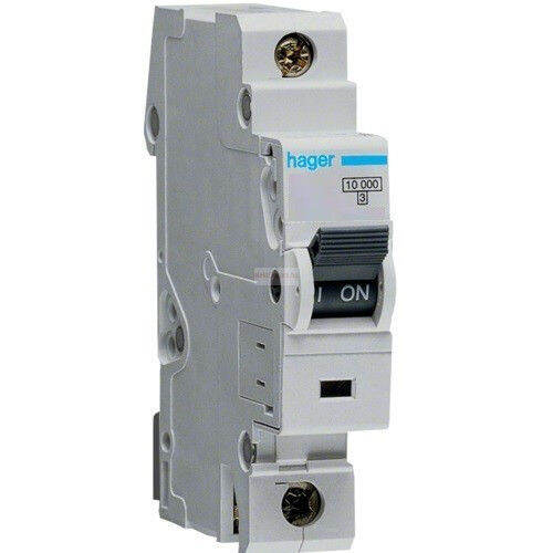 HAGER MY106E MCB 1P 6A 4.5KA | Lazada