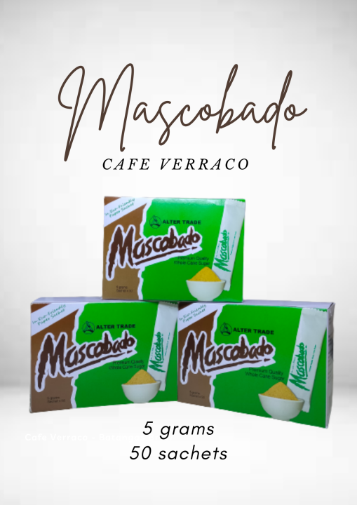 Mascobado Sugar in Sachets (50 pcs. per Box) / Mascovado | Lazada PH