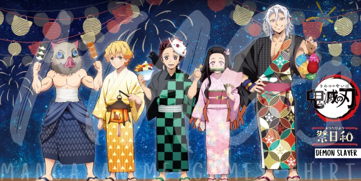 MANGA ANIME GAMES SHIRT | Demon Slayer | Kimetsu no Yaiba | Matsuri ...