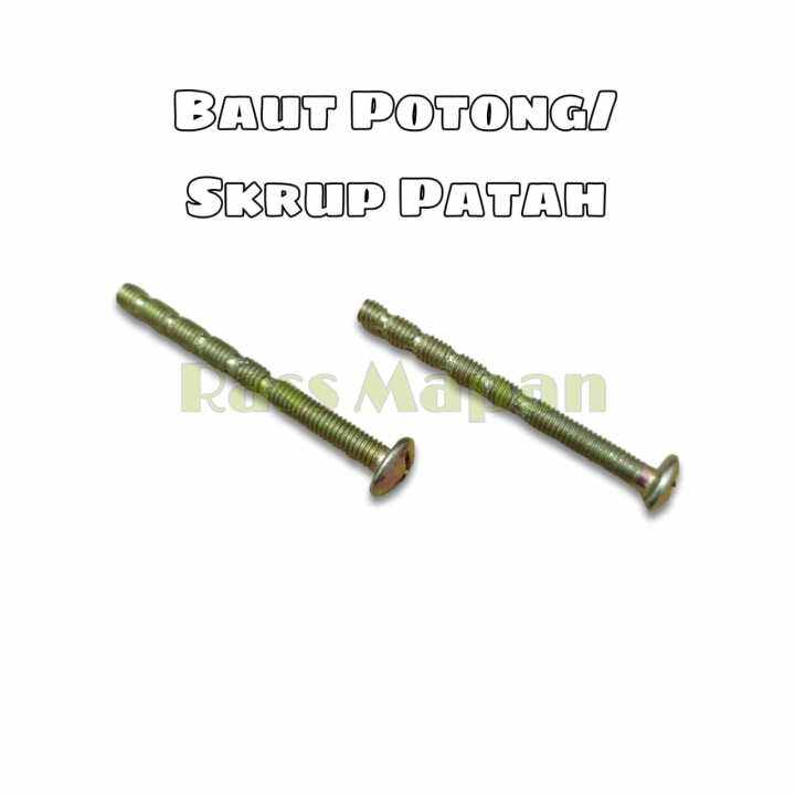 Skrup Patah Patah Baut Potong Screw Besi Warna GOLD | Lazada Indonesia