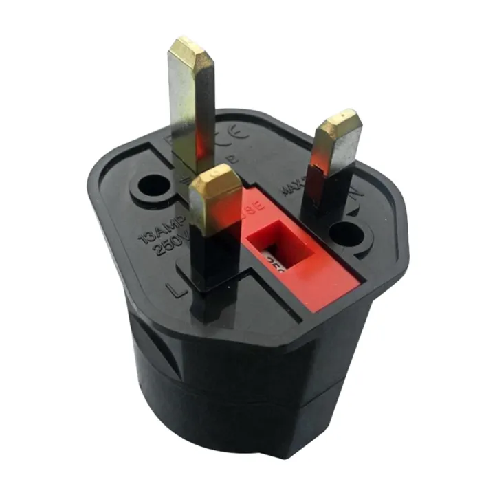 COLOKAN LISTRIK SAMBUNGAN KAKI 2 KE KAKI 3 MODEL EU 2 PIN TO UK 3 PIN ...