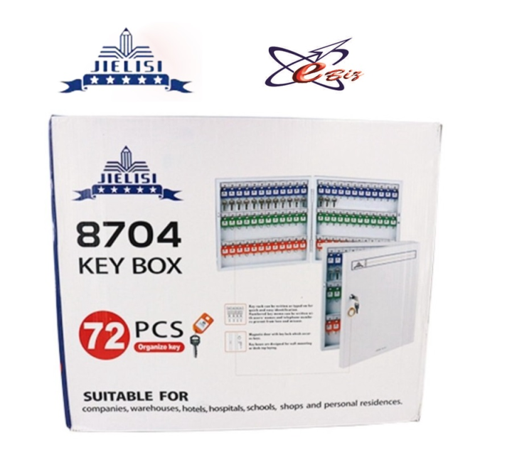 JIELISI 8704 Metal Key Box Storage 72 keys-(kotak kunci, key box, key ...