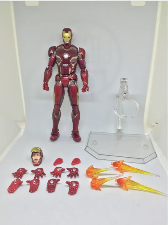Marvel MAF 022 Ironman Action Figures MK45 Model Toys | Lazada.co.th