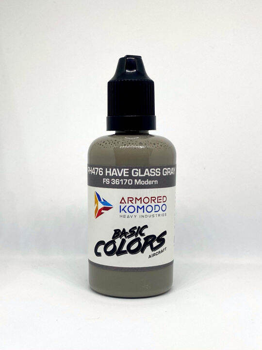 Have Glass Gray FS36170 PH476 50ml Armored Komodo Airbrush Hobby Paint ...