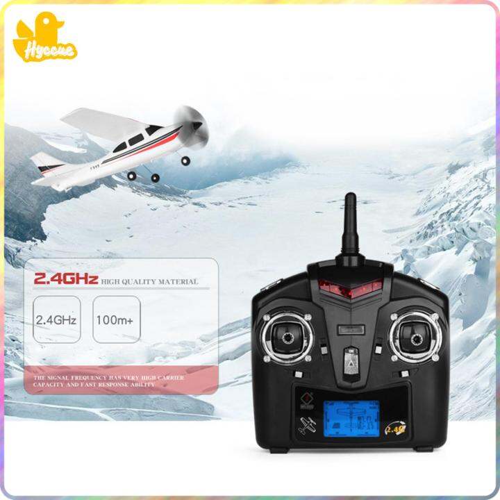 Hyccccoux WLtoys 3CH F949 2.4G Cessna 182 Micro RC Pengendali Jarak ...