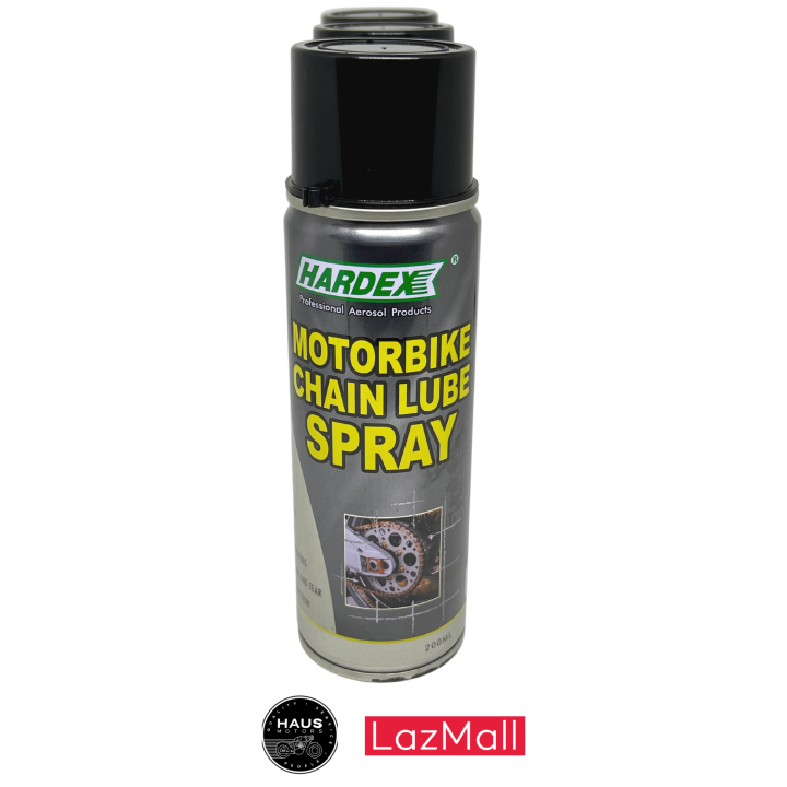 HARDEX MOTORBIKE CHAIN LUBRICANT SPRAY 200ML | Lazada PH