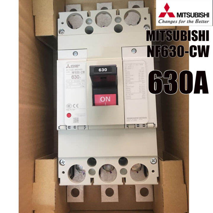 630A MITSUBISHI MCCB 3P 630A เบรคเกอร์ สวิตส์ตัดตอนอัติโนมัติ มิตซู No ...