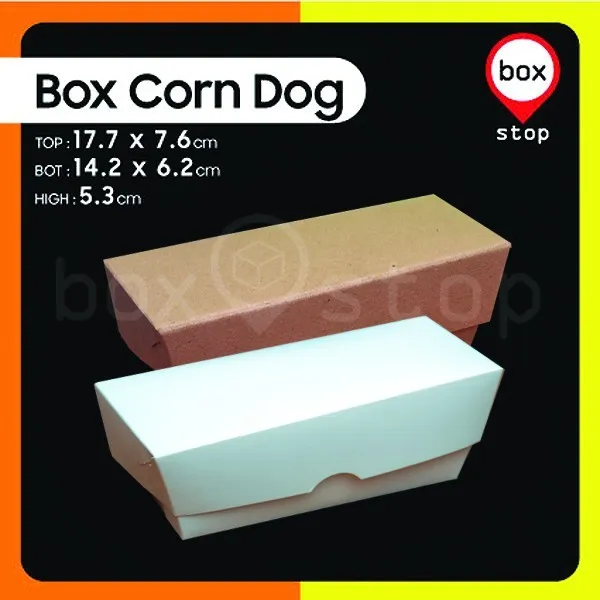 Box CornDog - Dus Corn Dog - Kotak Corn Dog (50 pcs) | Lazada Indonesia