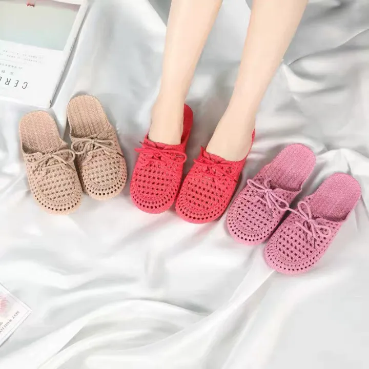 98 Pesos Close Jelly Shoes With Lace [Choose size only] | Lazada PH