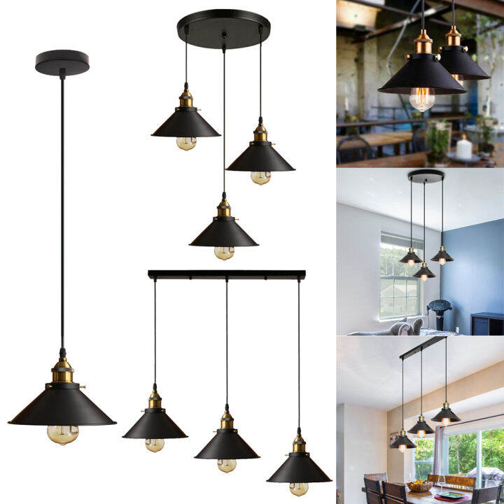 Modern 13 Heads Pendant Light Vintage Industrial Retro Ceiling Lamp ...