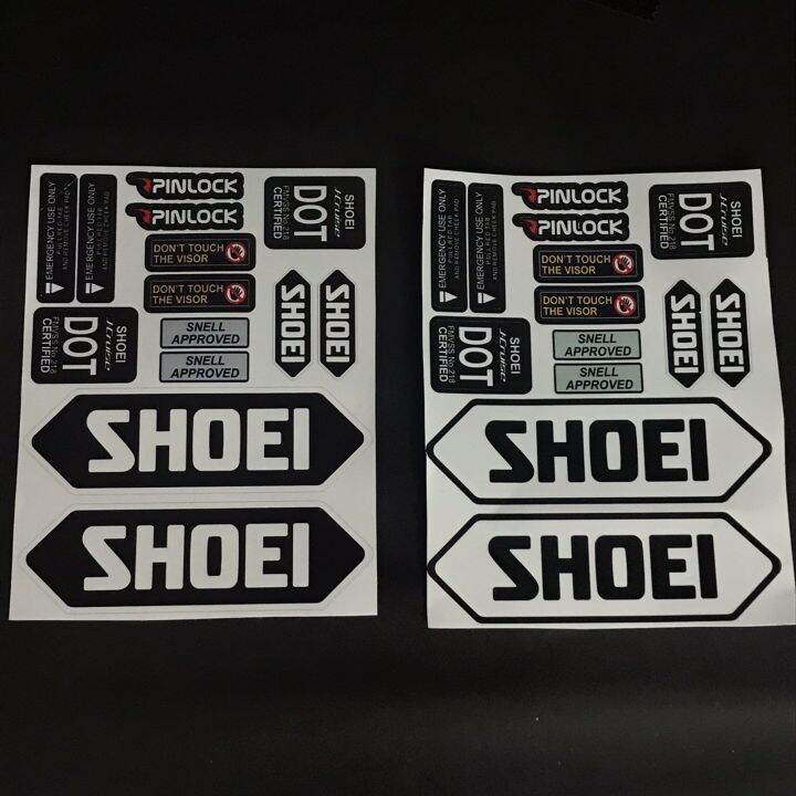 STICKER CUTTING HELM motor SHOEI SATU SET | Lazada Indonesia