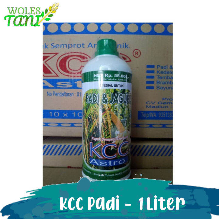 Pupuk KCC Padi Jagung 1 Liter Pupuk Cair Pengisian Bulir Padi Jagung | Lazada Indonesia