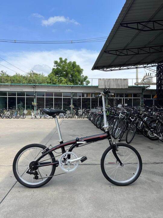 จักรยานพับได้ ยี่ห้อ tern link A7 🖤 สภาพใหม่มาก สีดำแดง | Lazada.co.th