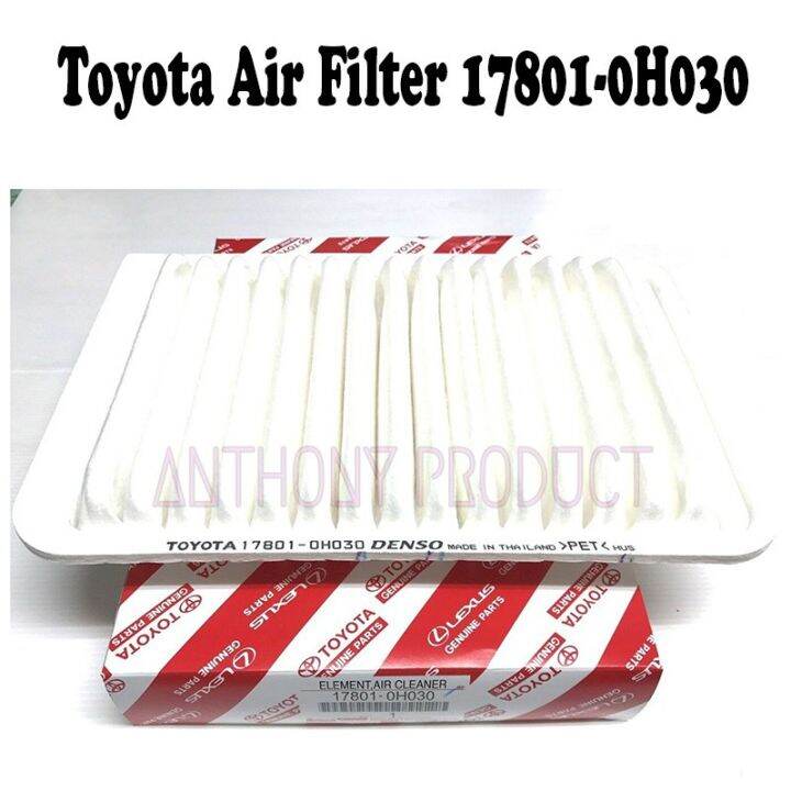 TOYOTA GENUINE Air Filter for Camry "08 ACV40 / ACV41 (17801-0H030) 100 ...