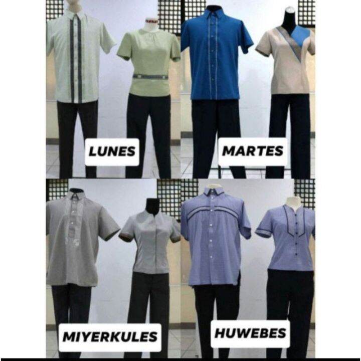 Alternative DepEd Uniforms 2021 for Male and female. All sizes ...