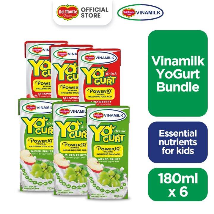 DEL MONTE VINAMILK YoGurt™ Flavor with Power 10™ Nutrients for Healthy ...