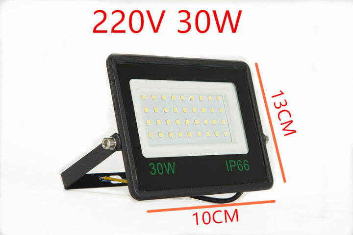 PST สปอตไลท์ ไฟสว่าง Spotlight LED 30W เต็ม Floodlight AC 220V (ใช้ไฟ ...