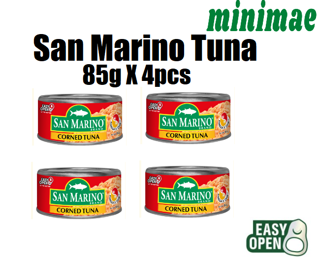 minimae San Marino Corned Tuna 85gX4pcs Red | Lazada PH