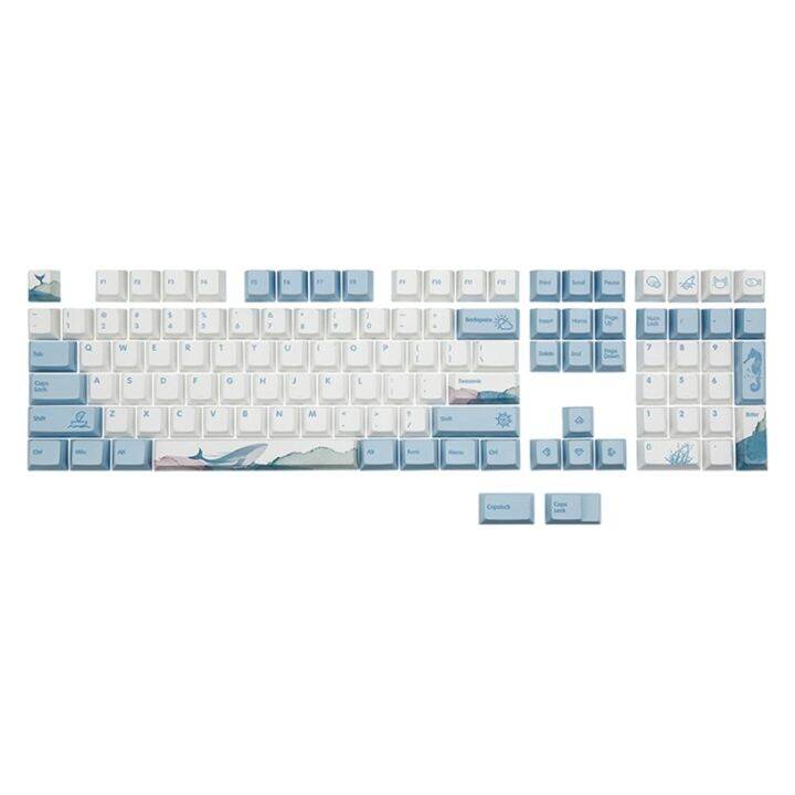 110 Keys Cherry Pbt Keycaps Mechanical Keycap Full Set 5 Sides Dye ...