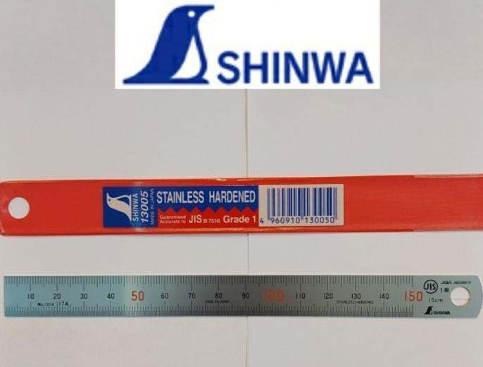 PENGGARIS STAINLESS STEEL 150MM PENGGARIS BESI SHINWA 15CM | Lazada Indonesia