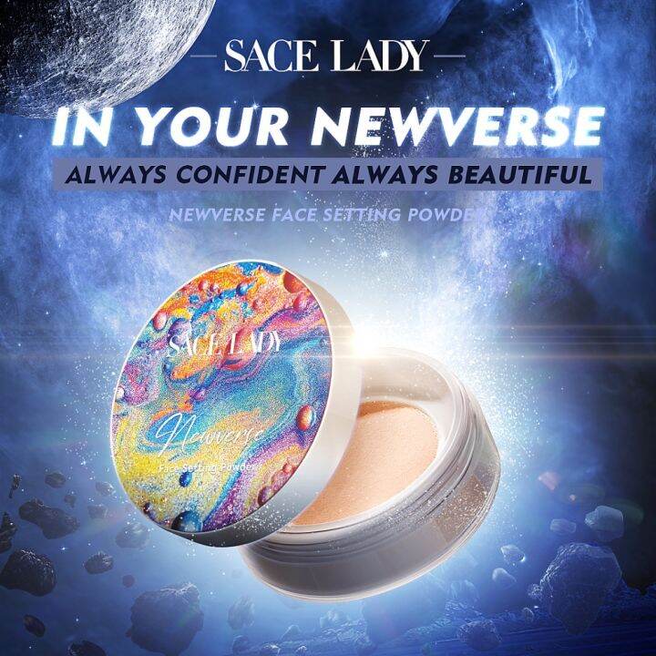 SACE LADY Newverse Face Setting Powder Translucent Loose Powder Oil ...